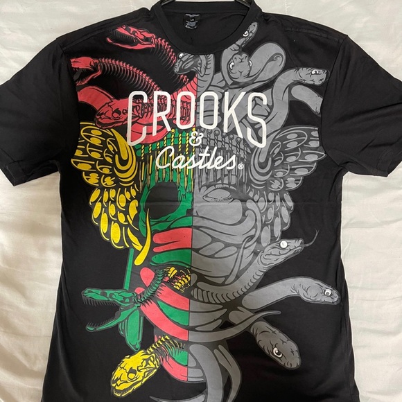 Crooks & Castles | Shirts | Crooks Castles Medusa Head Graphic Tee ...